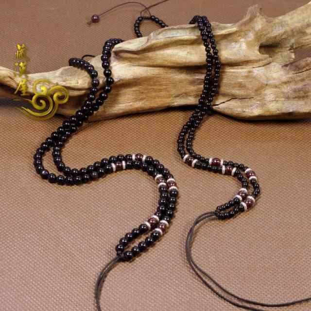 ネックレス ロープ おしゃれ メンズ 男性 レディース 女性 ペンダント ロング アクセサリー 素材 ハンドメイド 瑪瑙 黒 ビーズ シンプル