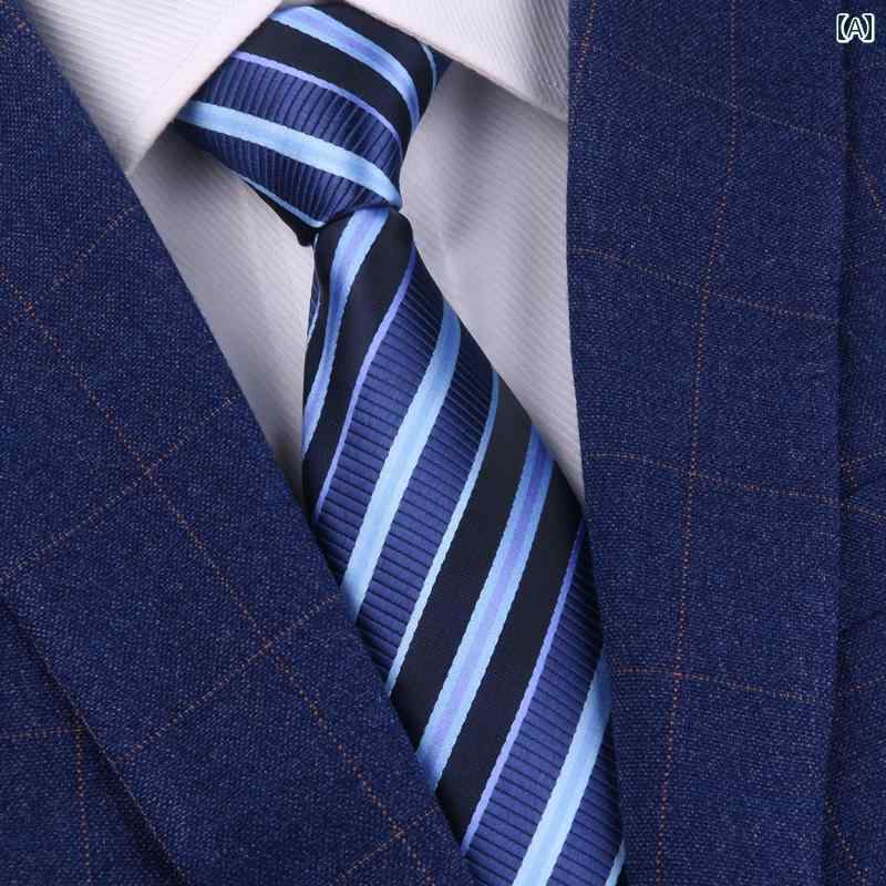 素材: ポリエステルパターン: ストライプ服装技術：先染め織り