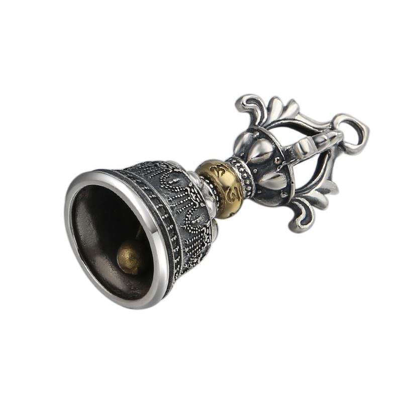 ペンダントトップのみ メンズ レディース 大人 アクセサリー シルバー S925 銀 六字真言 レトロ ブレスレット ネックレス おしゃれ