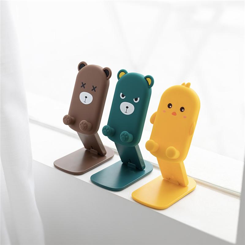 ・スタイル: かわいいアニメ・タイプ: 卓上型・長さ: 118cm・素材: シリコン.プラスチック.金属・固定方式: 置き型・重さ: 約177g・カラー展開: チョコレート.イエロー.グリーン.呆呆熊.乖巧鸡.憤怒熊