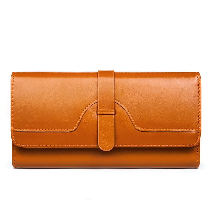 ・素材: 牛革・革の特徴: 牛二層皮・開閉方法: 留め具・柄: 無地・スタイル: 風・形状: 横型・性別: 女性・デザインポイント: ステッチ・カラー展開: ブラック.アースイエロー.オレンジ.ツートンワインレッド.ツートンピーコックブルー...