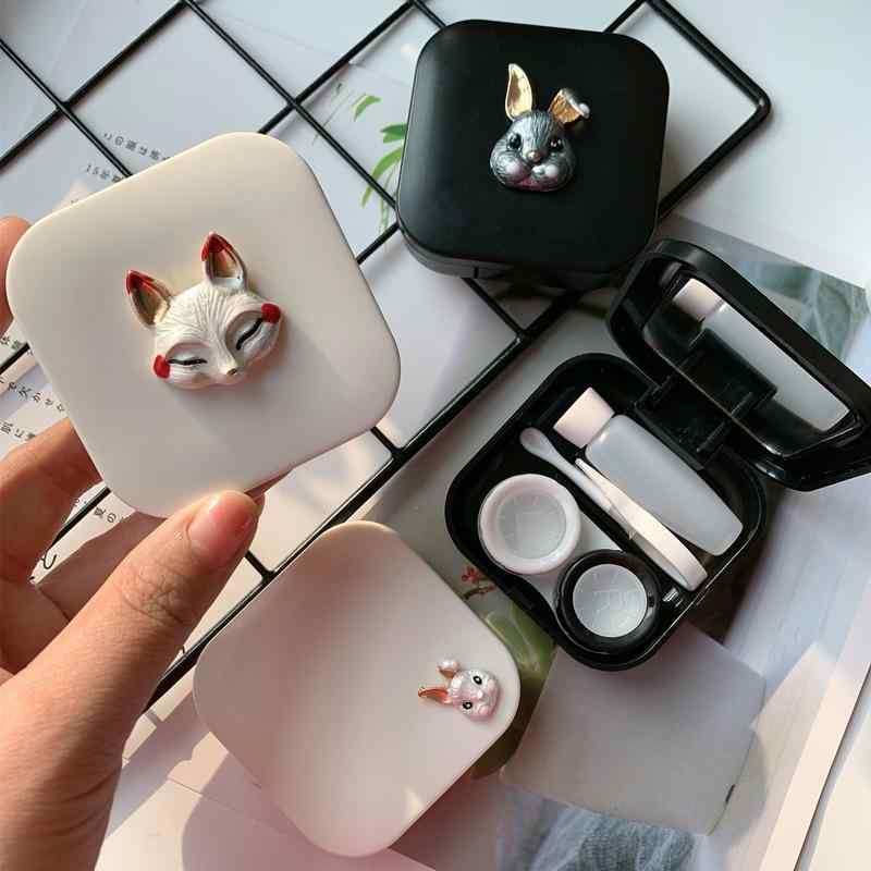 ・カラー展開: 大白兎.大灰兎.大白狐.オレンジ狐.小白兎.小灰兎.小白狐.小灰狐・種類: コンタクトレンズケース・サイズ: 約65cm×65cm・素材: 樹脂.合金