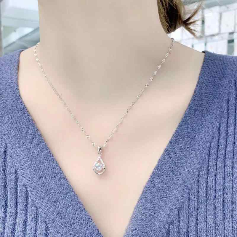 ・カテゴリ: シルバーアクセサリー・主な素材: 925シルバー・スタイル: 光面水滴・ペンダント素材: シルバー・延長チェーン: 10cm以下・長さ: 21cm～50cm・カラー展開: ローズゴールド.シルバー・対象: レディース