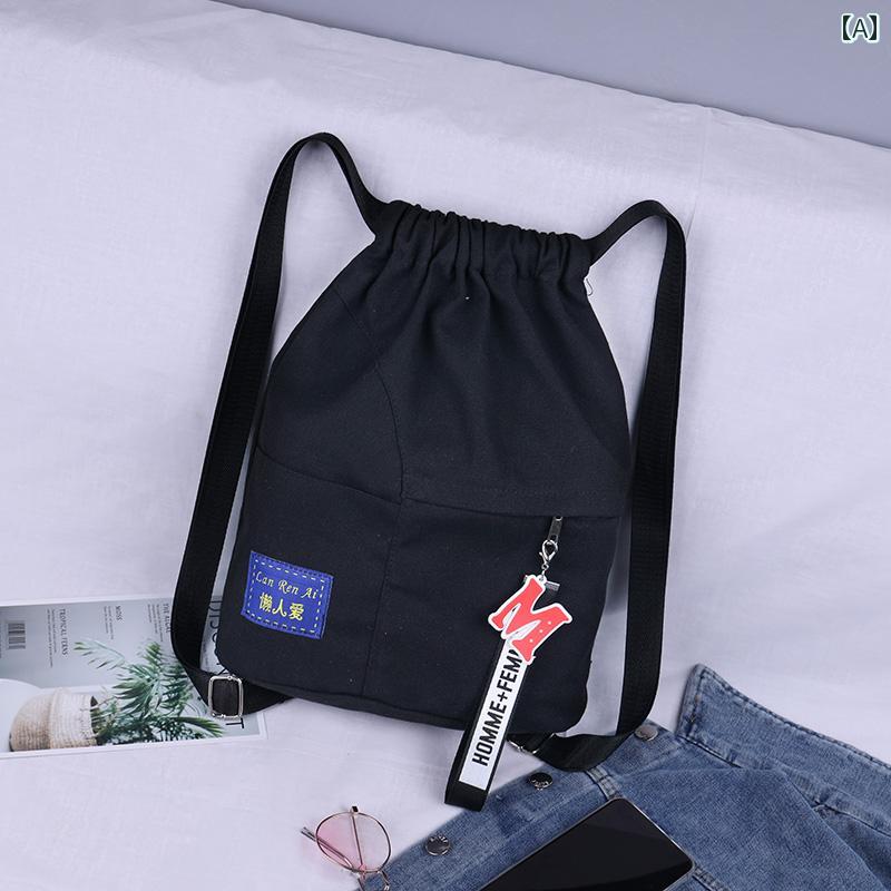 ・素材: キャンバス・開閉方法: ファスナー・柄: 無地・スタイル: 日韓風・デザイン要素: 配色デザイン・カラー展開: ブラック.カーキ.イエロー.ホワイト.グリーン.レッド・適用シーン: 通学・裏地素材: キャンバス・ショルダーストラッ...