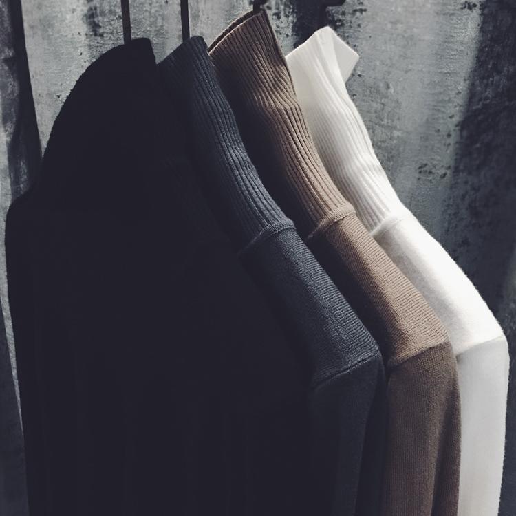 ・スタイル: 上品な韓国風・タイプ: プルオーバー・主な素材: 綿95%以上・柄: 無地・ネックライン: タートルネック・袖丈: 長袖・厚さ: 標準・編み目: 細め・シルエット: スリムフィット・加工: イージーケア・適用シーン: カジュア...