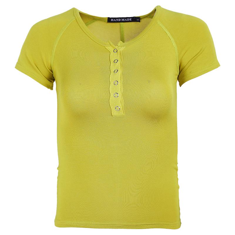 ・カテゴリ: Tシャツ・性別: 女性用・用途: スポーツカジュアル・フィット: タイトフィット・主な素材: 綿・ネックライン: クルーネック・袖丈: 半袖・柄: 無地・機能: 通気性.吸湿速乾・カラー展開: イエロー.ブラック.ピンク・サイ...