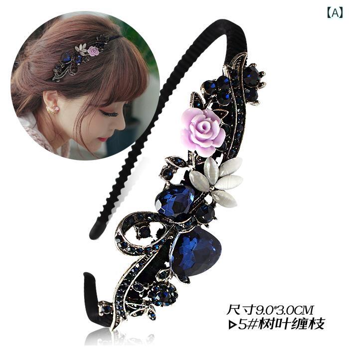 ・カテゴリ: ヘアバンド・スタイル: 日韓風・素材: 合金.銀メッキ.金メッキ・装飾素材: 合金.人工宝石.半貴石・カラー展開: ホワイト.ブルー.パープル.レッド.ゴールド・