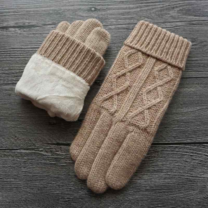 ・サイズ: フリーサイズ・素材: 毛糸・対象: 女性・カラー展開: ライトグレー.ブラック.ライトピンク.ライトブラウン・タイプ: 五本指手袋