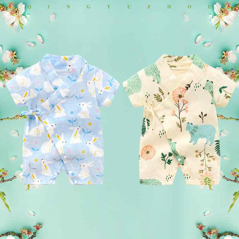 ・カテゴリ: ロンパース・スタイル: ・袖丈: 半袖.長袖・前立て: 斜め合わせ紐留め・参考身長: 59cm.66cm.73cm.80cm.90cm・基準: