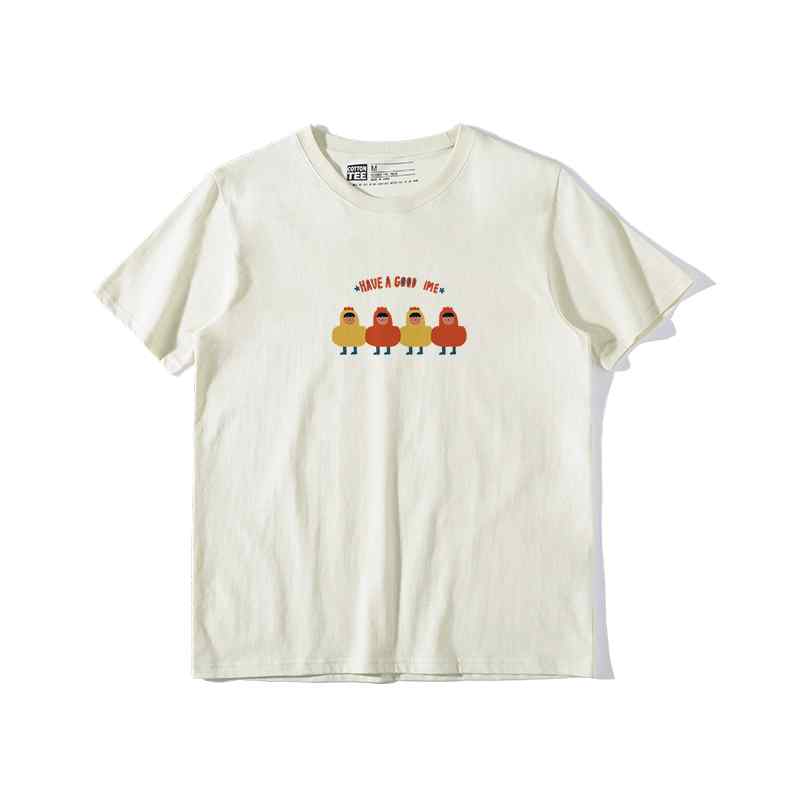 ・対象年齢: 18-24歳・サイズ展開: S M L XL 2XL 3XL・柄: カートゥーンアニメ.プリント・スタイル: オフィス.韓流・ネックライン: クルーネック・カラー展開: ホワイト.オフホワイト・袖タイプ: レギュラー・袖丈: ...