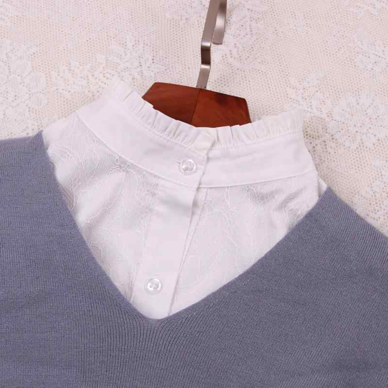 ・用途: 装飾・素材: 綿・スタイル: 韓国風・性別: 女性・タイプ: 付け襟・カラー展開: ブラック.ホワイト・適用シーズン: 春.秋.冬・対象: 幅広い年代