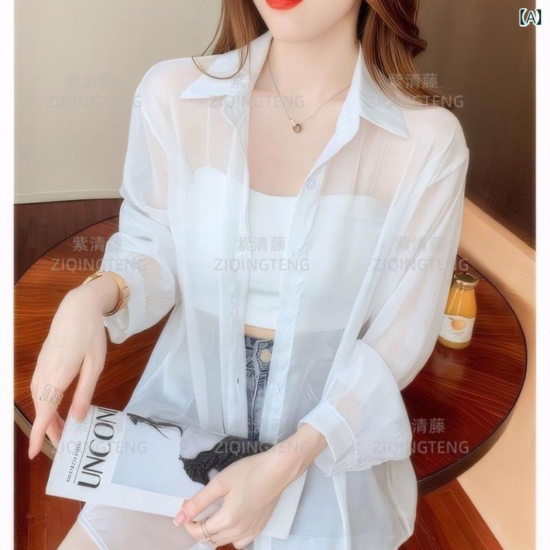 スタイル: カジュアル シルエット: ゆったり 袖タイプ: シャツスリーブ 厚さ: 薄手 袖丈: 長袖 襟タイプ: ターンダウンカラー 丈: ミディアム丈 柄: 無地 サイズ: S.M.L.XL.2XL.3XL カラー: アプリコット.ライ...