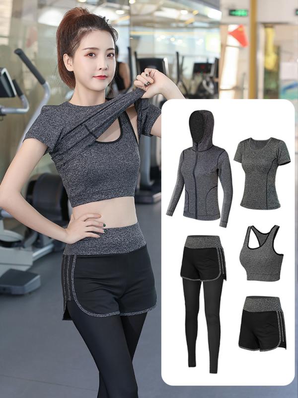 ・機能: 吸湿速乾.通気性.超伸縮性・サイズ展開: M L XL XXL・カラー展開: グレー ブルー ブラックブルー ピンク コーラルレッド アクアブルー・袖丈: 半袖 長袖・セット内容: 3点セット 4点セット 5点セット・着丈: ヒッ...