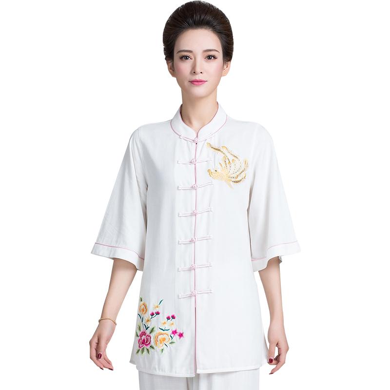 ・サイズ展開: XS.S.M.L.XL.XXL・カラー展開: 白.ローズレッド.ライトブルー.ミントグリーン・柄: フェニックス柄.花柄.花鳥柄・性別: 女性