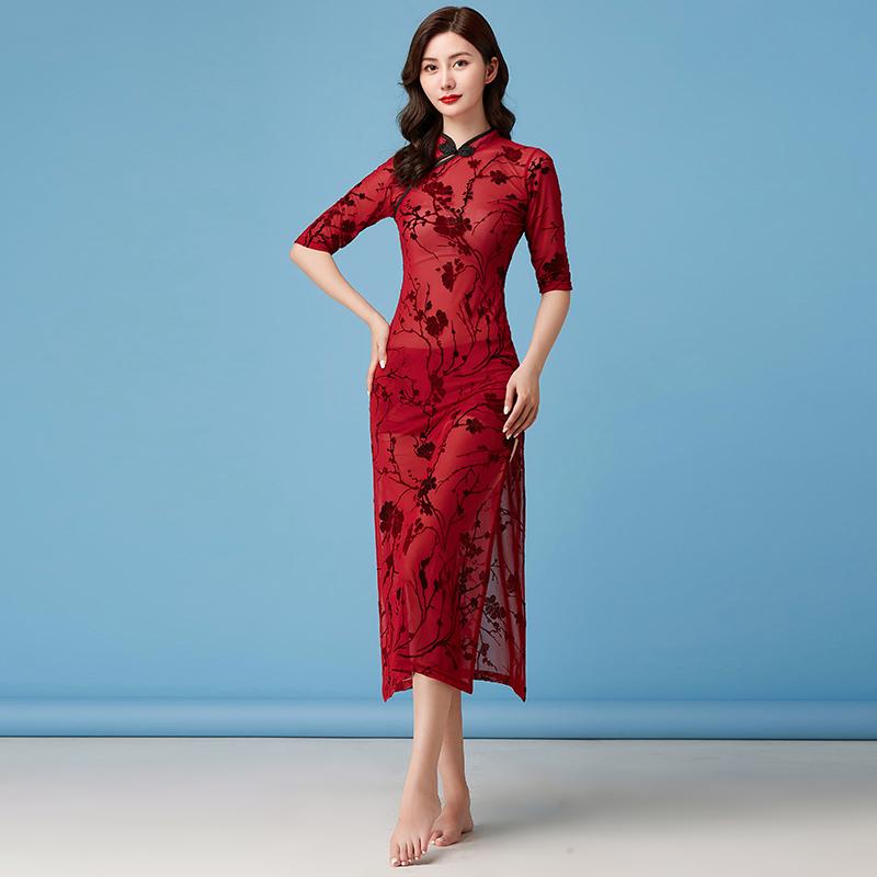 ・サイズ展開: M.L.XL・素材: メッシュ・カラー展開: グレー.ワインレッド・対象: 女性