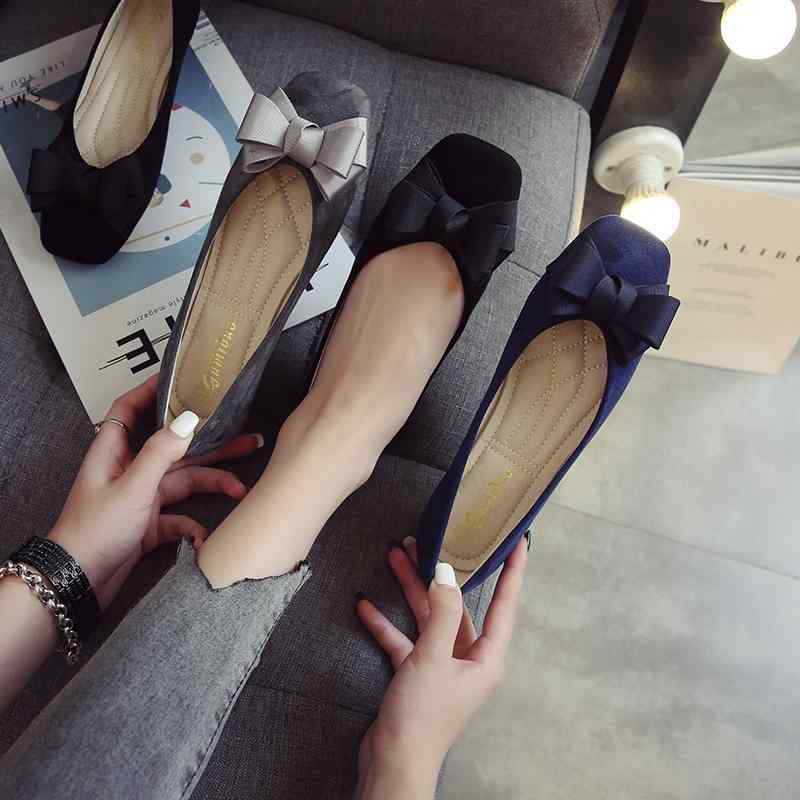 ・スタイル: 韓流・要素: リボン・裏地素材: 超極細繊維・サイズ展開: 33 34 35 36 37 38 39 40 41 42 43・対象: 若年層・留め具: スリッポン・アッパー素材: スエード調・製法: セメント製法・ヒール: 平...