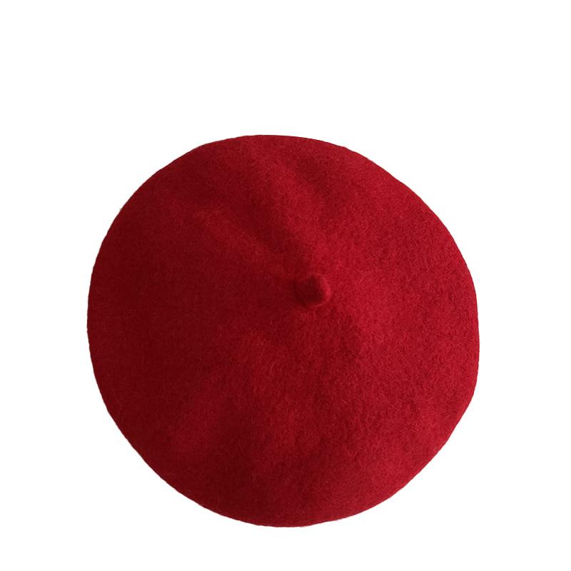 サイズ: フリー テイスト: かわいい 対象: 女性 デザイン: ベレー帽 帽子の形状: 丸型トップ つばの形状: つばなし カラー: グレー.レッド.ブラック.ブルー.アイボリー.ダークレッド.オレンジ.ピンク