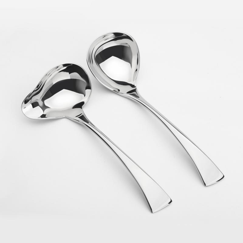 ・素材: 304ステンレス・種類展開: 195cm 魚尾湾曲柄 スープおたま.19cm 魚尾湾曲柄 ソースおたま・柄の素材: ステンレス