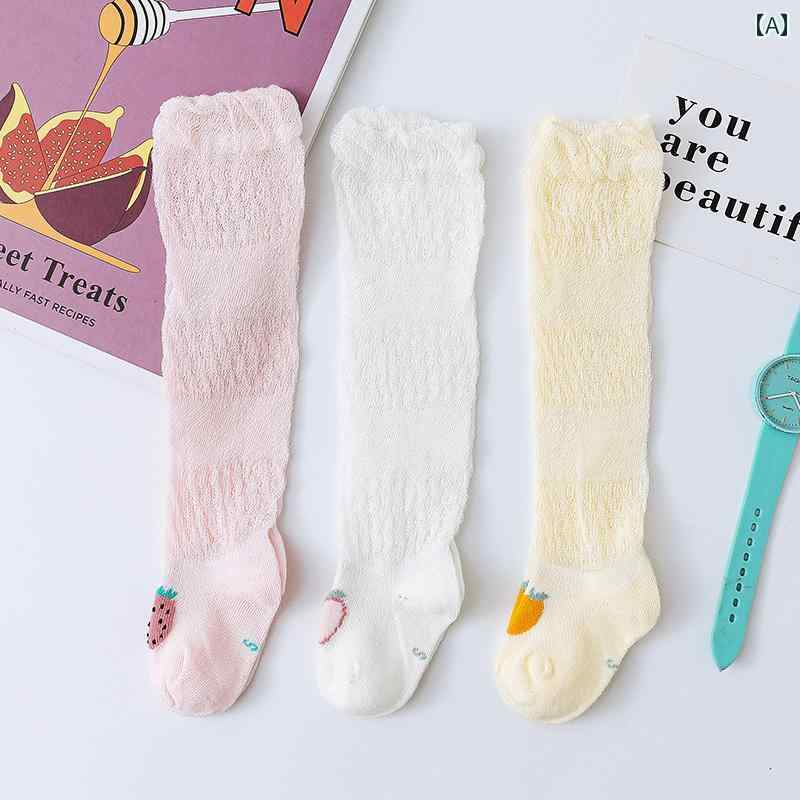 ・カテゴリ: ベビーソックス・ソックス種類: ハイソックス・特徴: メッシュ防蚊・基準: ・サイズ展開: 9cm（0-6ヶ月）.11cm（6-12ヶ月）.13cm（1-3歳）・カラー展開: フルーツC 3足組.フルーツA 3足組.フルーツB...