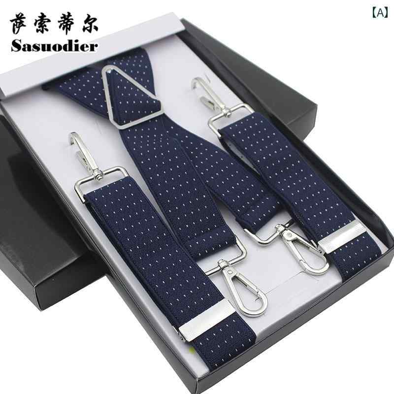 ・スタイル: カジュアル・対象性別: 男女兼用・種類: サスペンダー・デザイン要素: 編み込み.無地.チェック.伸縮性・カラー展開: 三角シルバーフック ブラック.三角シルバーフック パープル.イエローレザー クロスシルバーフック カーキ....