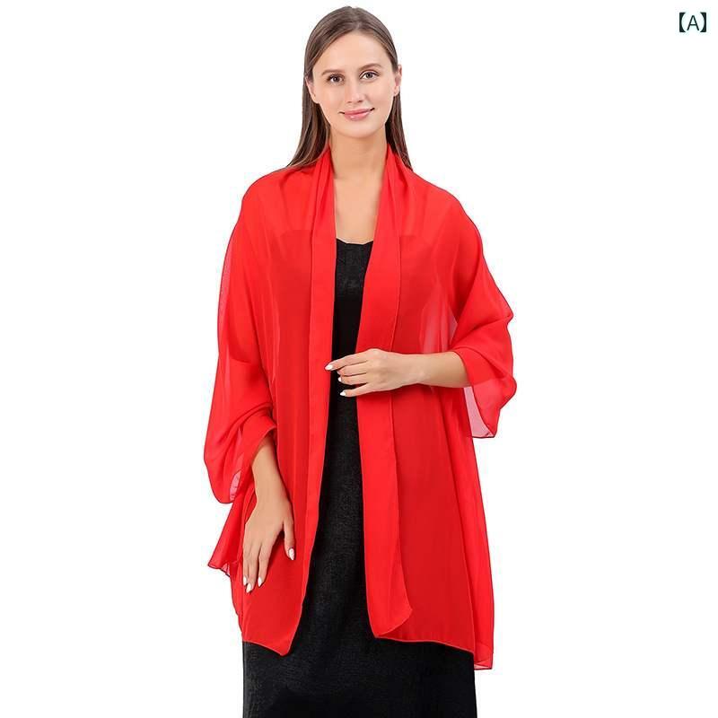 タイプ: ショール 長さ: 180cm 機能: 装飾 カラー: パープル.レッド.ライトブルー.ブラック.ホワイト.シャンパンゴールド.シルバーグレー.ネイビー.ワインレッド.ピンクベージュ.アイボリー.ローズピンク.ダークグリーン.ライト...