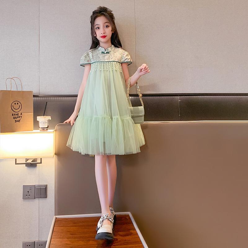 生地: シフォンスカートタイプ：Aラインスカート適用季節：夏