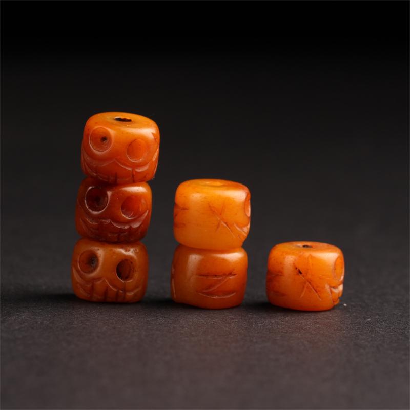 アクセサリー パーツ 牛骨 ビーズ 穴あり 彫刻 数珠 仏珠 ハンドメイド クラフト DIY 手作り 手芸 素材 資材 ブレスレット ネックレス ピアス イヤリング ストラップ チャーム おしゃれ シンプル レトロ エスニック チベット ネ...