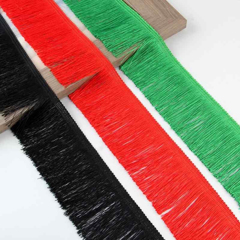 インテリア 車 トラック カーテン 裾 縁取り 装飾 パーツ フリンジ 7cm幅 龍のひげ 吊り下げ DIY材料 ソファ テーブルクロス 服飾 赤 黒 緑