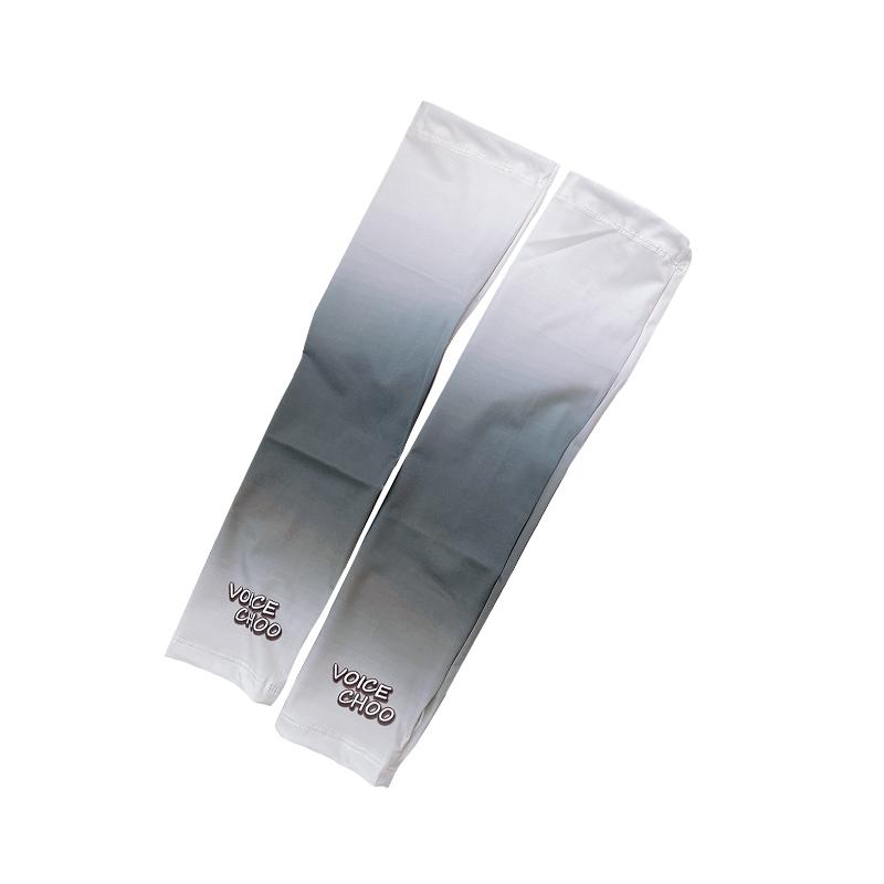 アームカバー 日焼け対策 夏 レディース ひんやり 涼しい グラデーション ロング スリーブ 薄手 通気性 吸汗 ゆったり 運転 アウトドア ポリエステル フリーサイズ 黒