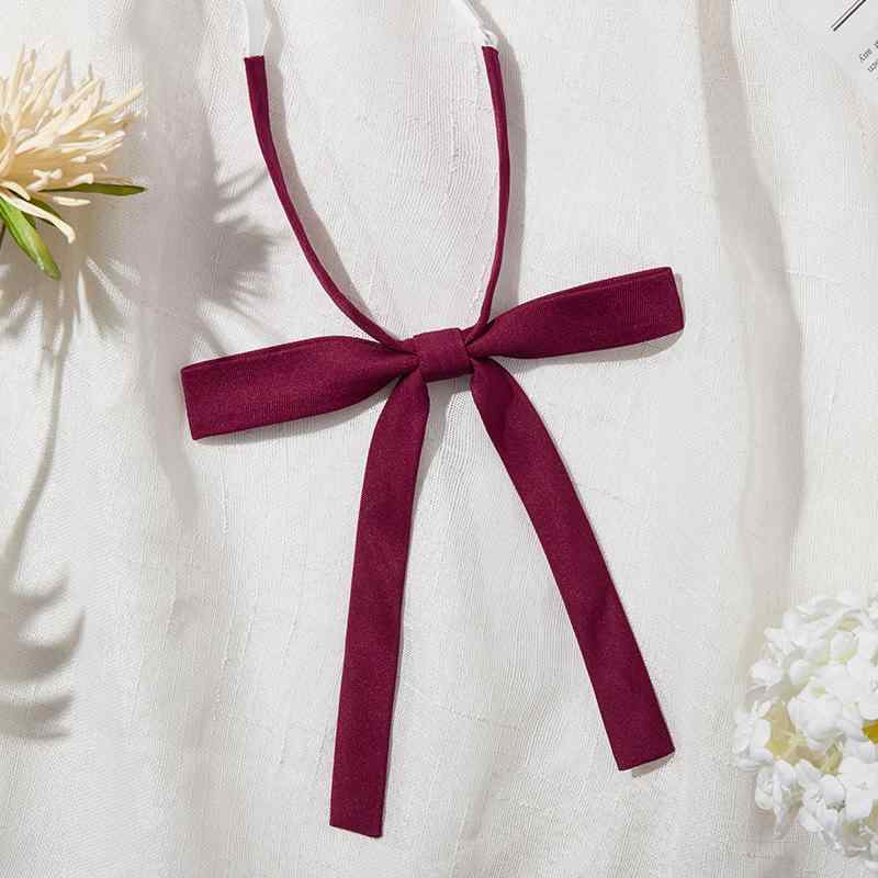 素材: ポリエステルネクタイ幅：極狭（7cm以下）