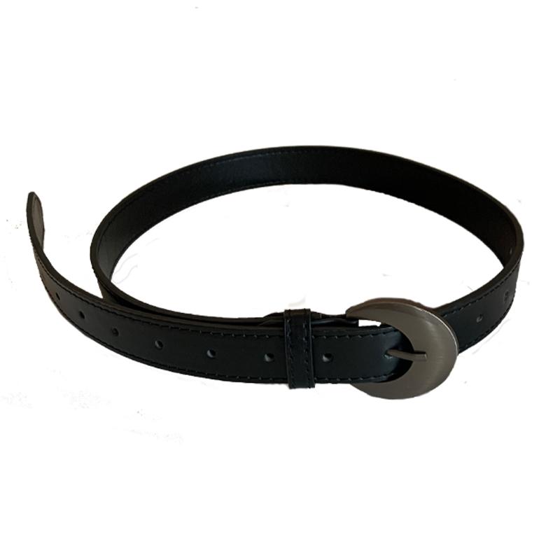 デザイン: ウエストベルト 流行要素: ジオメトリック柄 バックルタイプ: ピンバックル 長さ: シングルループ バックル素材: 合金 素材仕上げ: プレーン 適用性別: 女性 カラー: ブラック