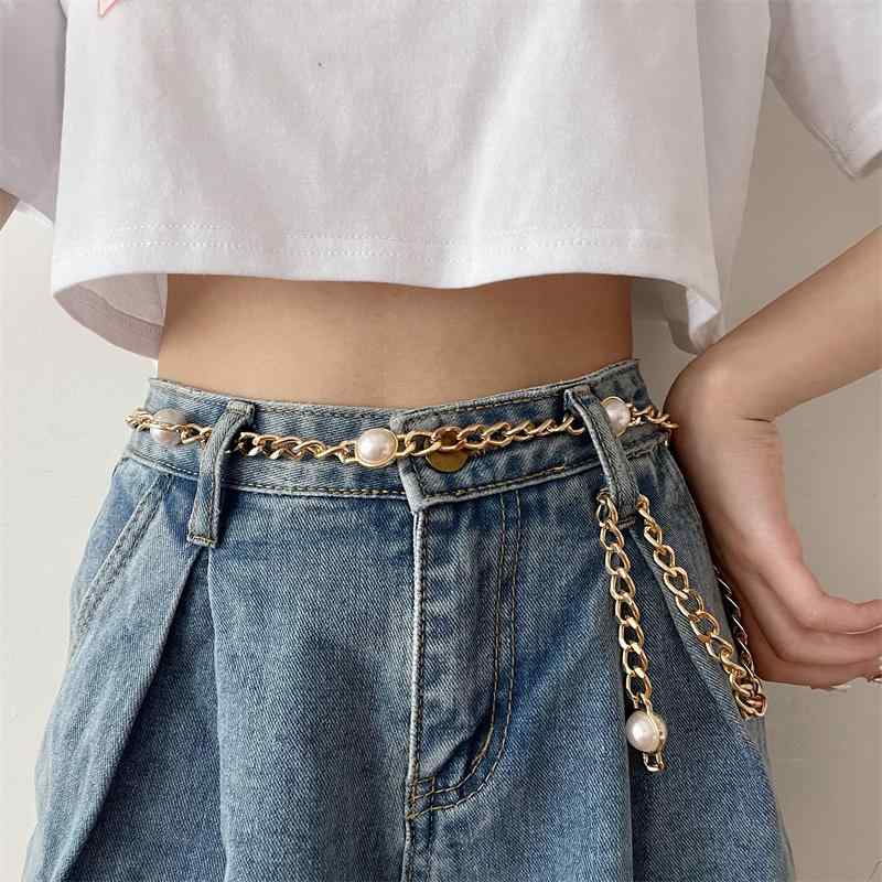 主な素材: 金属ベルト要素: ビーズチェーンバックル素材: 合金長さ: シングルループ