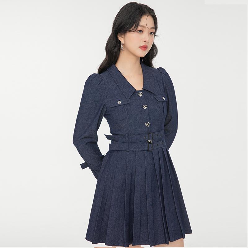 袖丈: 長袖 ネックライン: Vネック 着丈: ミディアム丈 サイズ: XXL.XXXL.L.XL.M カラー: デニムブルー