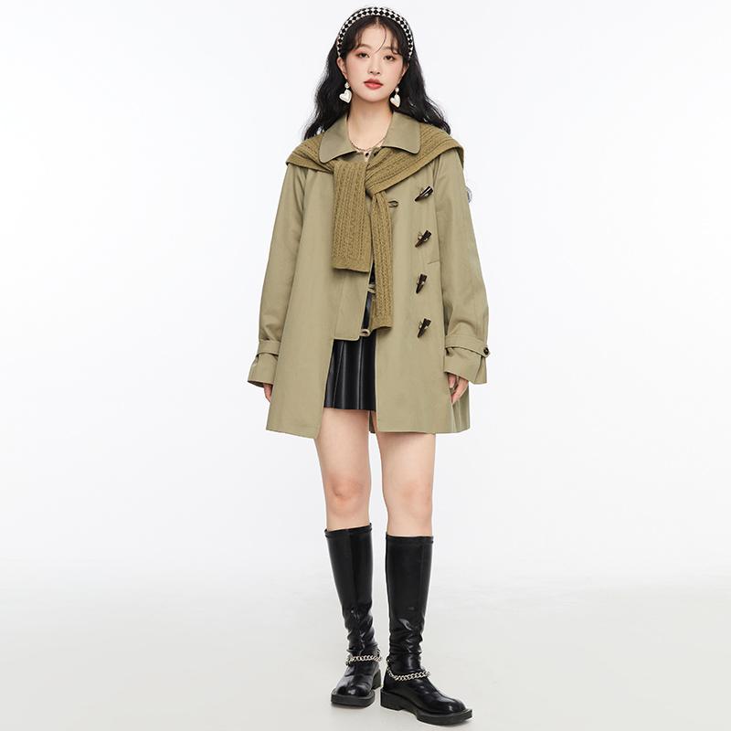 サイズ: L.XL.XXL.XXXL.M 柄: 無地 襟型: シャツカラー 要素: フリル カラー: オリーブグリーン 袖型: レギュラー セット形式: 単品 袖丈: 長袖 着用方法: カーディガン 厚さ: 標準 シーン: オフィス 衣丈:...