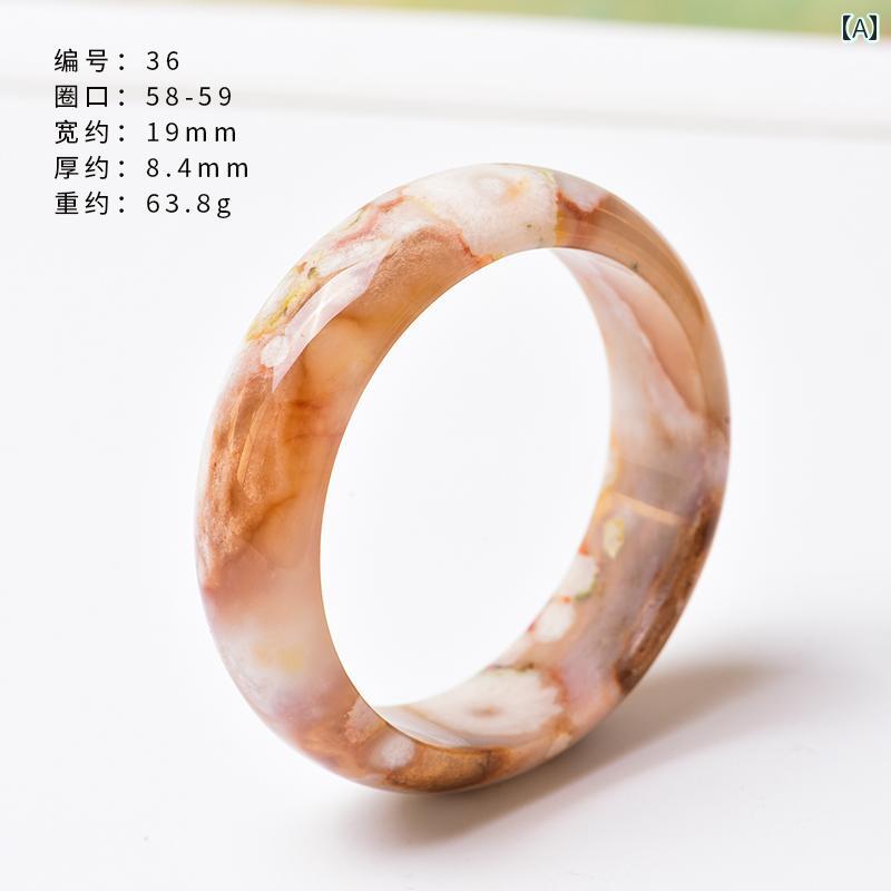 バングル クリア 大人 上品 レディース アクセサリー ブレスレット 太め 重ね付け 夏 エスニック 桜 花柄 おしゃれ