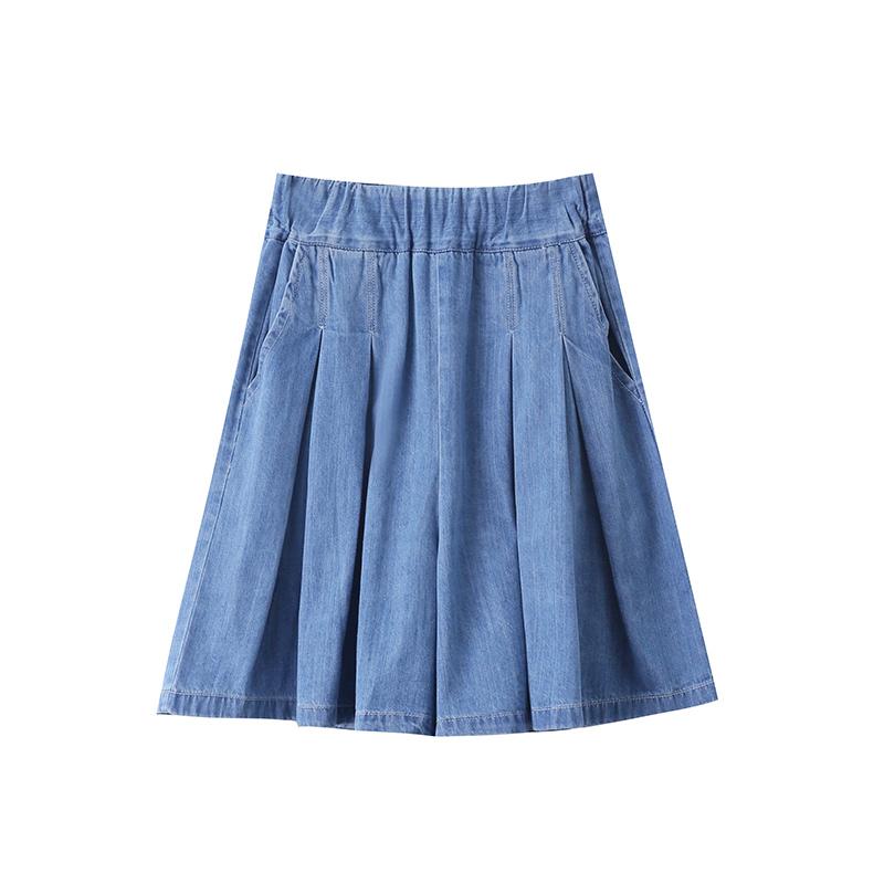 シルエット: ワイドパンツ 厚さ: 通常 ウエスト: ハイウエスト カラー: ライトカラー.ダークブルー.ライトブルー パンツ丈: ハーフパンツ サイズ: 2XL.XL.S.M.L 素材: デニム 前開き: ボタン