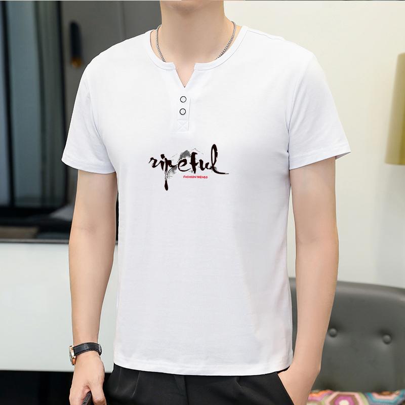 素材: コットン 袖丈: 半袖 襟型: Vネック 柄: 幾何学模様 サイズ: 3XL.2XL.M.L.XL.4XL カラー: ホワイト（半袖・二つボタン・墨字）.ブラック（半袖・二つボタン・墨字）.ホワイト（半袖・二つボタン・竹飛鶴）.ブラ...