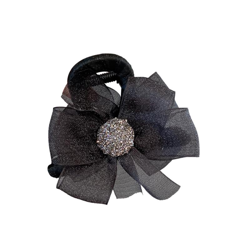 分類: ヘアクリップ デザイン: 蝶結び付き カラー: ブラック