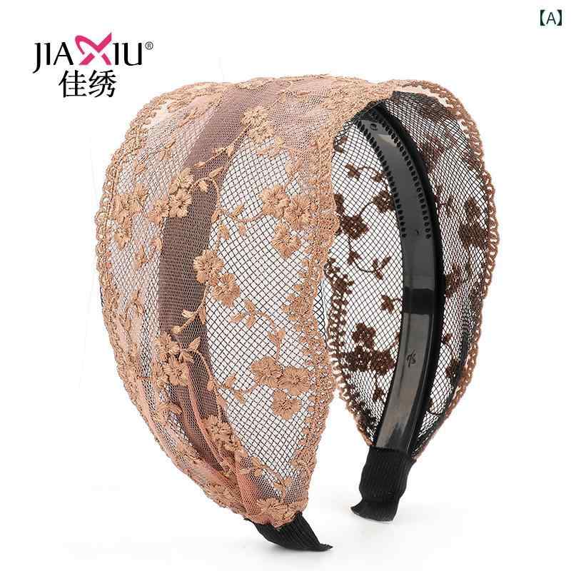 素材: レース カテゴリー: ヘアバンド デザイン: 梅の花.六月の雪 カラー: コーヒー.ブラック.ピンク.アプリコット.ミルク.豆沙色