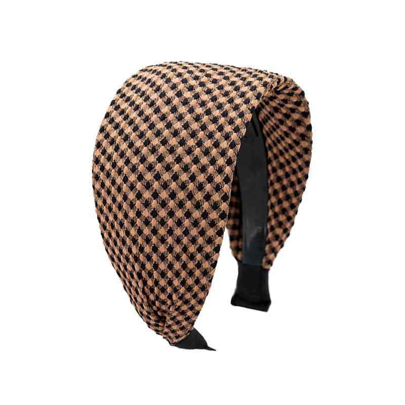 シルエット: ベーシック 素材: 布 デザイン: 千鳥格.ストライプ カラー: ブラック.ダークブラウン.ライトブラウン.カーキ.ブルー.コーヒー.ワインレッド.グレー カテゴリー: ヘアバンド