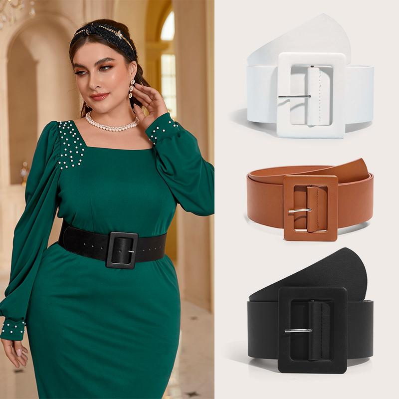 素材: 合皮 対象: 女性 タイプ: ウエストベルト デザイン: 無地 カラー: ブラック.ライトブラウン.ホワイト 装飾: レザー調アクセント バックル素材: 合金 バックルタイプ: ピンバックル 仕様: シングルループ 表面仕上げ: ツヤあり