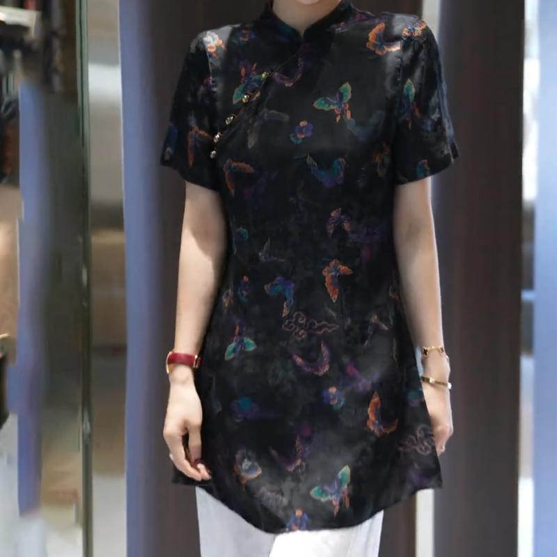 スタイル: オフィス シルエット: ゆったり ウエスト: ハイウエスト パンツ丈: ロング 袖タイプ: ベーシック シーン: カジュアル 着用方法: プルオーバー サイズ展開: M.L.XL.2XL.3XL.4XL 袖丈: 半袖 襟タイプ:...