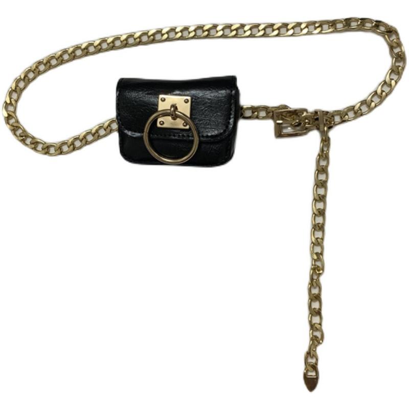 主素材: PUレザー スタイル: カジュアル タイプ: ウエストチェーン デザイン: 透け.チェーン.チェック柄 カラー: バックルチェーン単品.バックルチェーン+ウエストポーチ バックル素材: 合金 バックルタイプ: ピンバックル 長さ:...