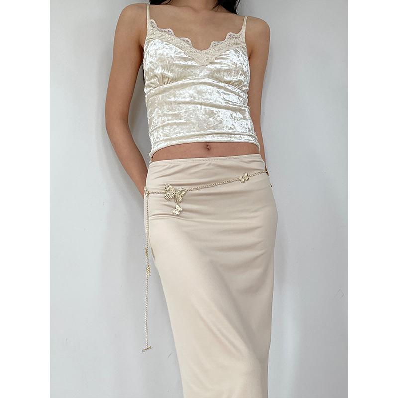 スタイル: ベーシック タイプ: ウエストチェーン 主素材: 金属 バックル素材: 合金 カラー: ゴールド