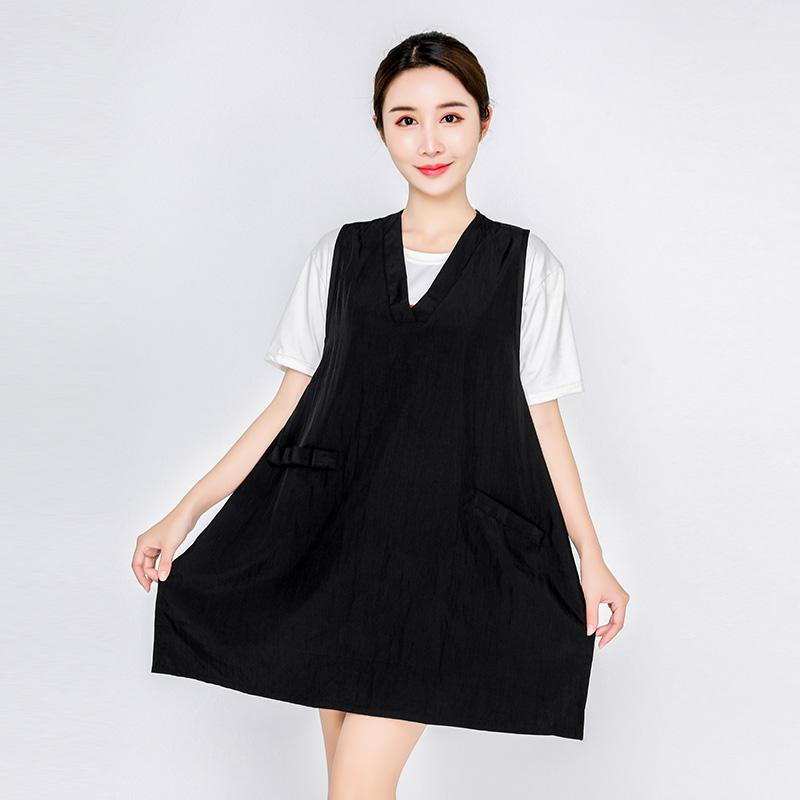 用途: 防汚サイズ: フリーサイズスタイル: 韓国要素: 無地エプロンカテゴリー: ノースリーブエプロン