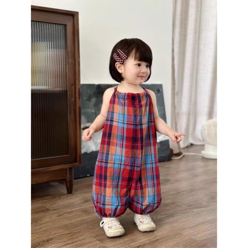 シルエット: ゆったり デザイン: サロペット 袖丈: ノースリーブ パンツ丈: ロング 機能: 通気性が良い 素材: 綿.リネン カラー: サロペット