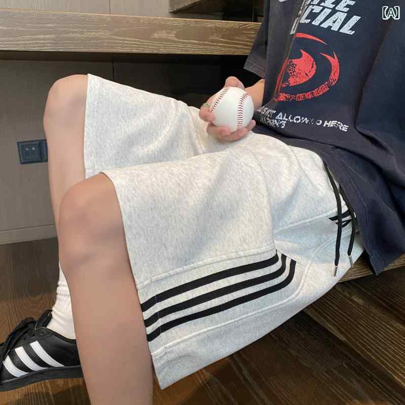 シルエット: ゆったり ウエスト: ミドルウエスト 丈: ショート サイズ: 3XL.2XL.4XL.XL.5XL.M.L シーン: カジュアル 素材: 綿.ポリエステル パンツタイプ: ストレート 伸縮性: ややあり 柄: ストライプ カ...