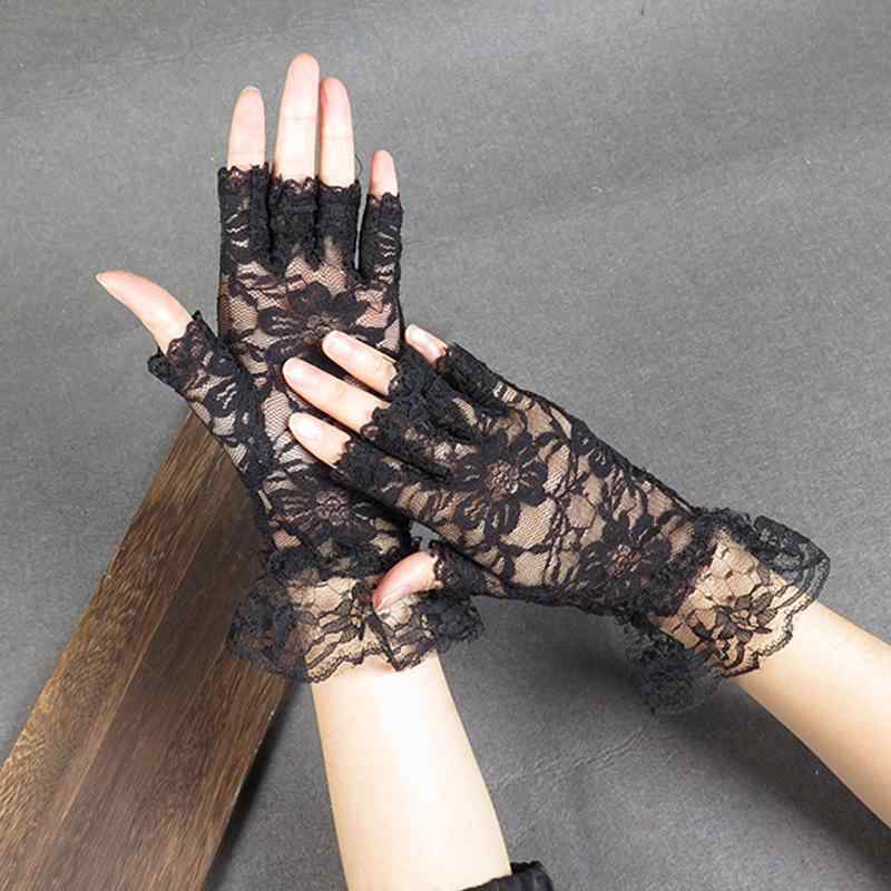 種類: 半指手袋 素材: レース サイズ: フリー カラー: ブラック.分指ブラック・レース.分指カーキ・レース.分指ホワイト・レース.連指ブラック・レース.連指ホワイト・レース 対象: 女性