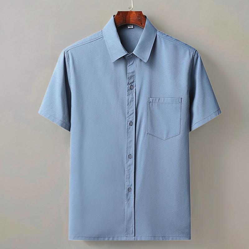 シルエット: ゆったり 加工: ノーアイロン 素材: 冷感素材 袖タイプ: シャツ袖 機能: 通気性が良い 厚み: 薄手 袖丈: 半袖.長袖 襟型: レギュラーカラー 着丈: 標準 前立て: シングルボタン 柄: 無地 サイズ: 39.40...