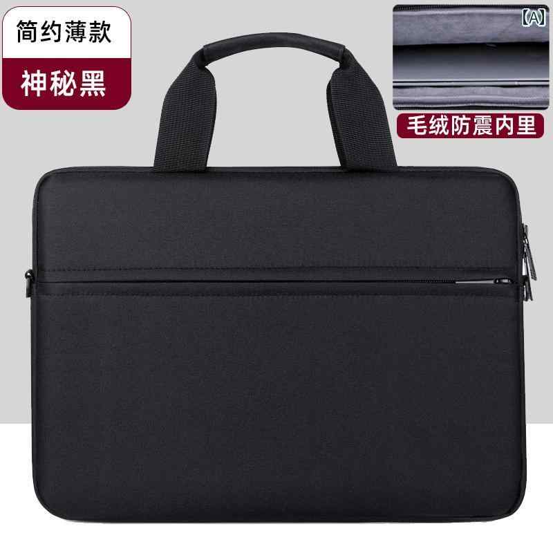 スタイル: ・アメリカン デザイン: ショルダーバッグ 素材: オックスフォード布 サイズ: 13インチ.15.6インチ.16インチ.17.3インチ.14インチ カラー: 薄型（防振パイルライニング）神秘的なブラック.薄型（防振パイルライニ...
